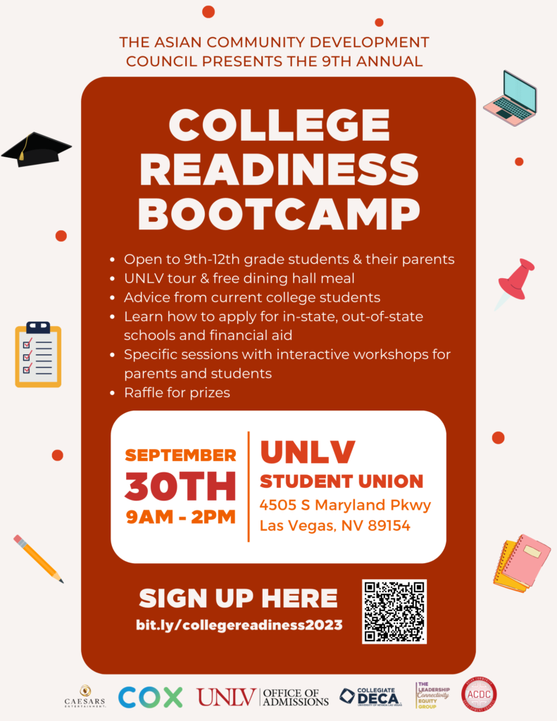 College Readiness Bootcamp – ACDC – Asian Community Development Council