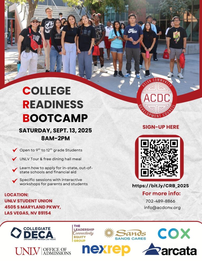 College Readiness Bootcamp – ACDC – Asian Community Development Council